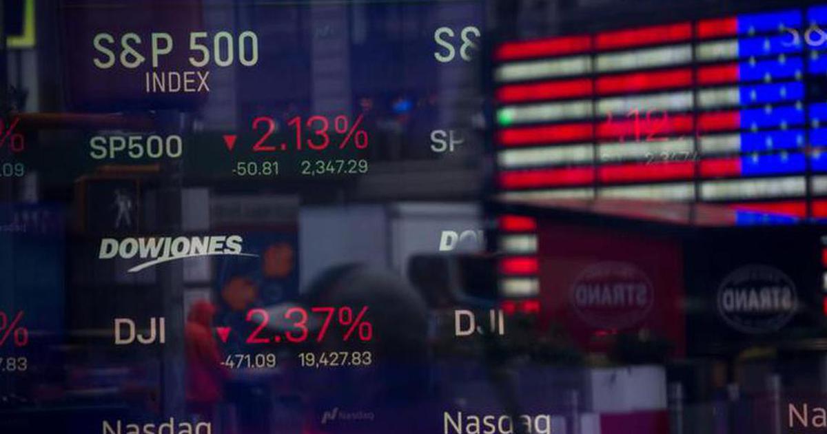 S&P500 najniżej w tym roku, pierwszy od 2 lat rynek niedźwiedzia DJIA - Puls Biznesu - pb.pl